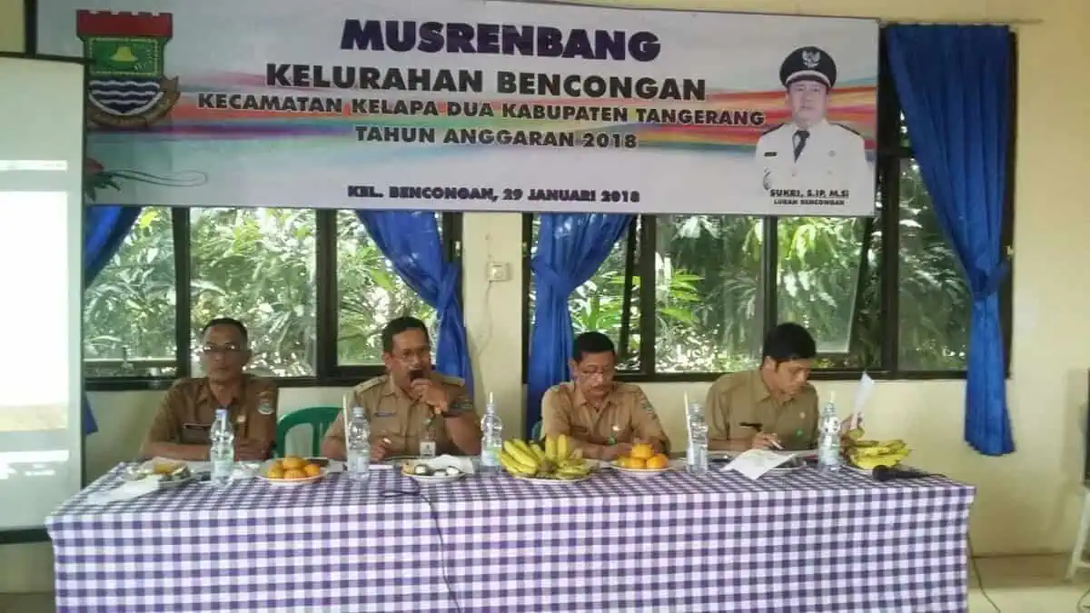 Musrenbang di Kelurahan Bencongan Targetkan Infrastruktur Jalan Lingkungan