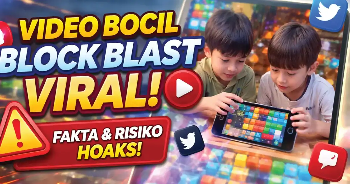 Video Bocil Block Blast Viral Fakta Asli dan Imbauan Netizen